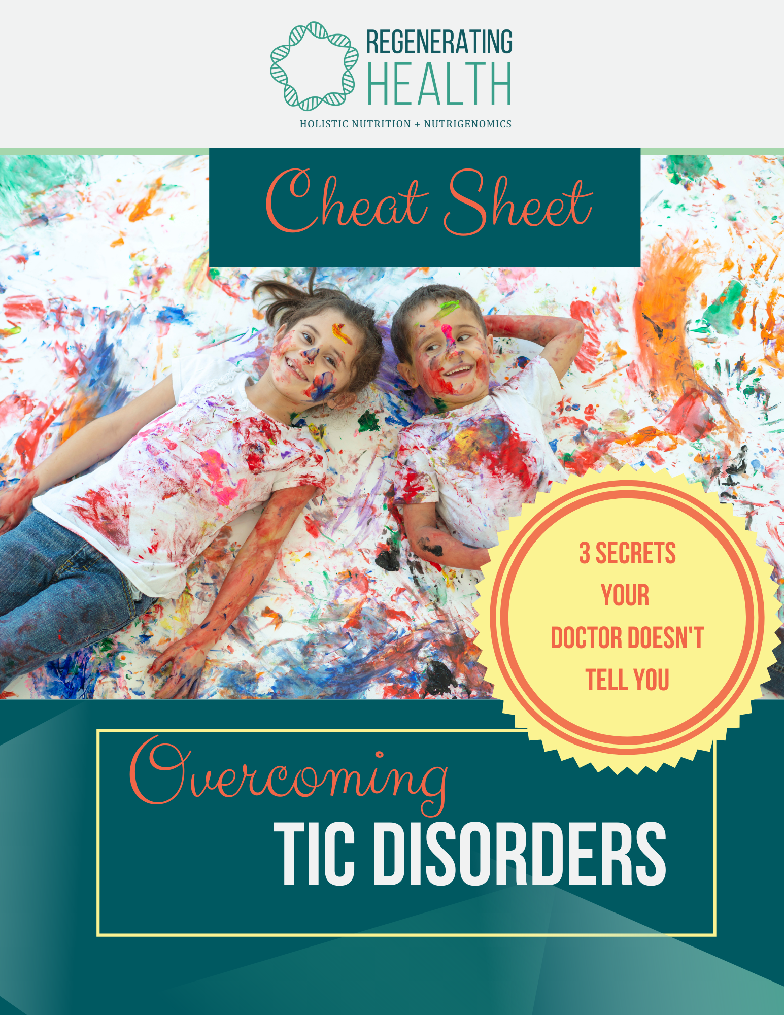 Tic Disorder Cheat Sheet - Tic Disorders | PANS/PANDAS | Vocal/Moter Tics