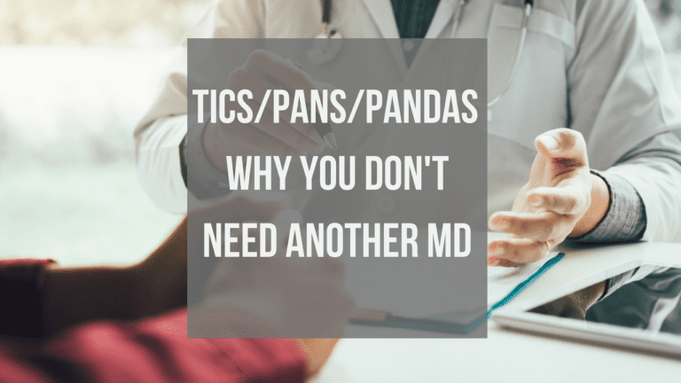 Blog - Tic Disorders | PANS/PANDAS | Vocal/Moter Tics